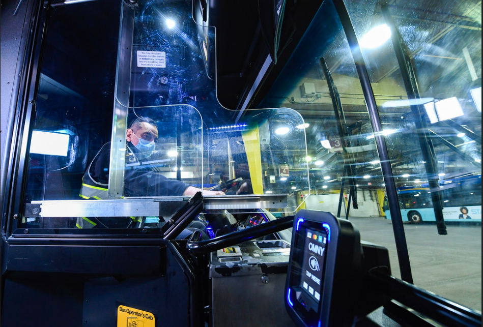 Sturdy, protective sliding partitions installed on 4,800 local buses ...