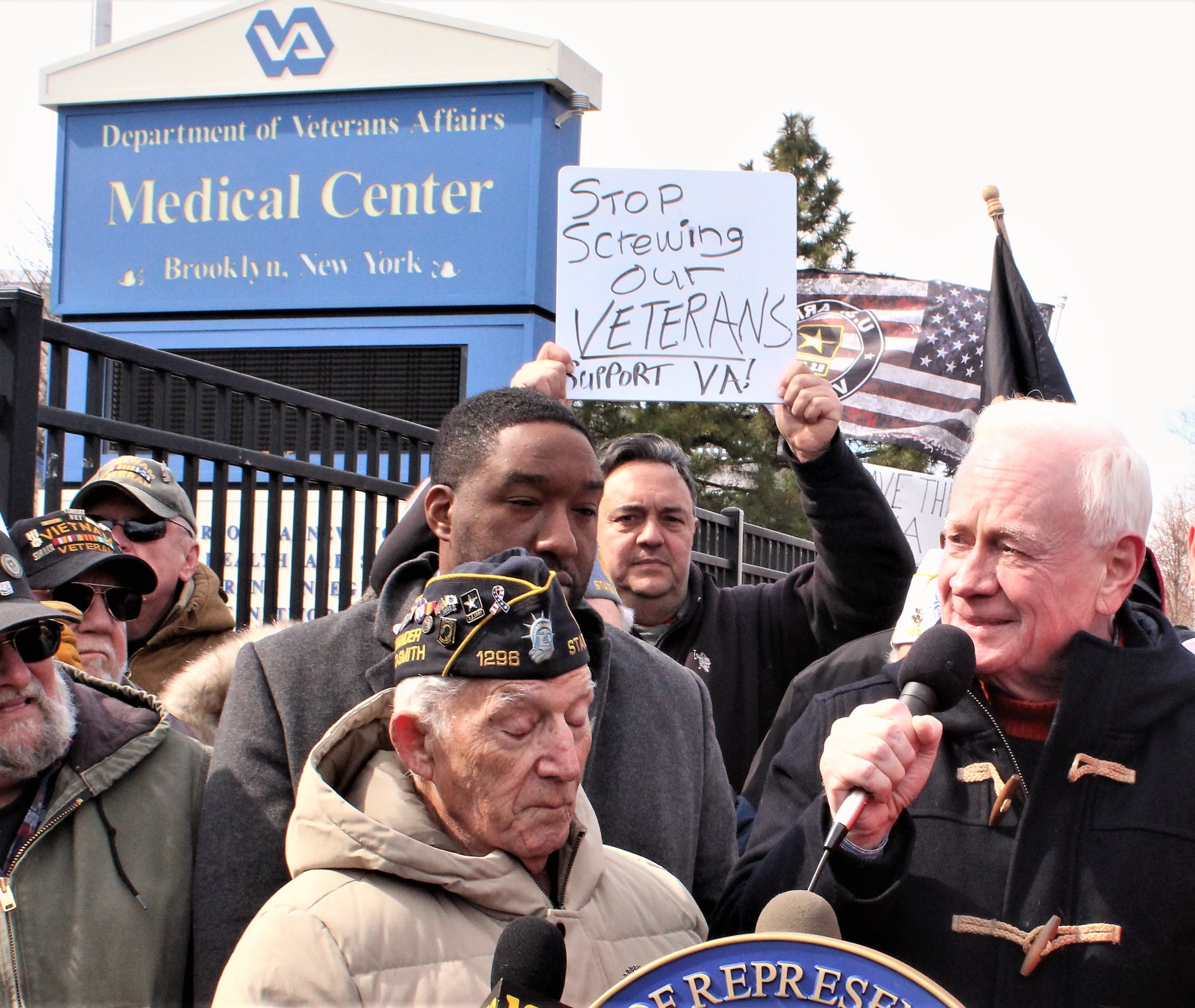 Veterans rally to save Brooklyn VA Hospital from possible closure - The ...