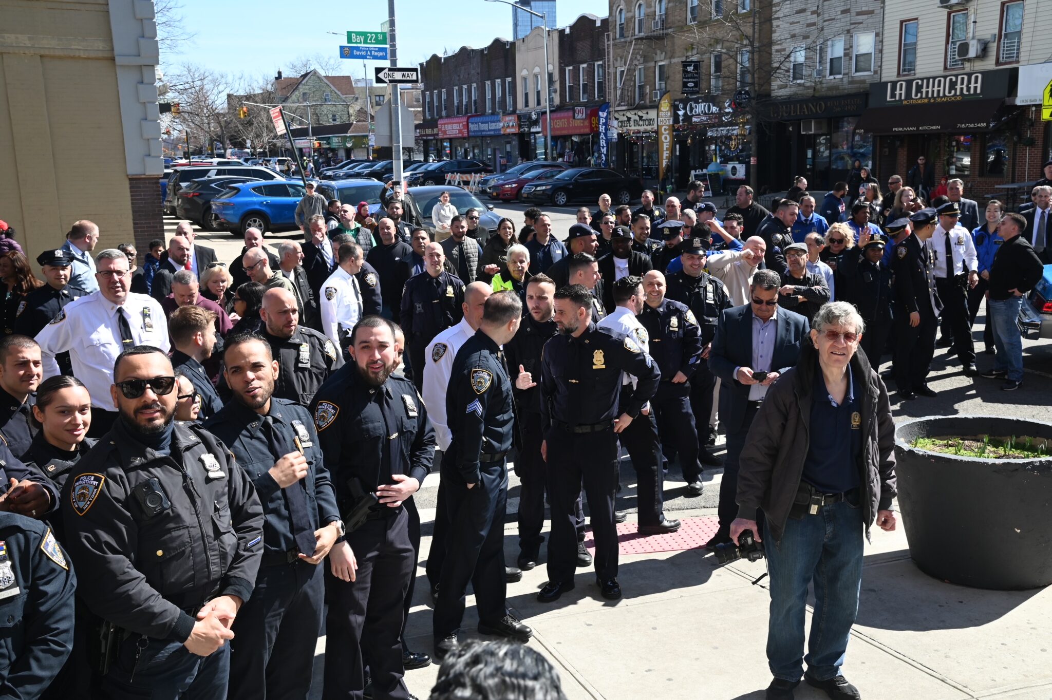 Community says goodbye to Detective Stephen Agosta of the 62nd Precinct ...