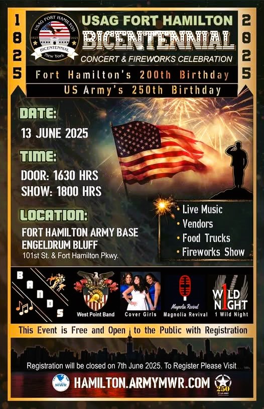 Fort Hamilton Army Base to celebrate its 200th anniversary - The ...