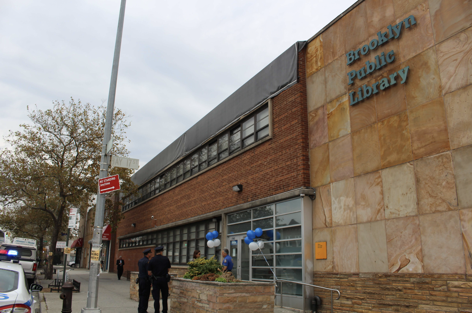 Mayor, BPL president discuss plans for redeveloped New Utrecht Library ...