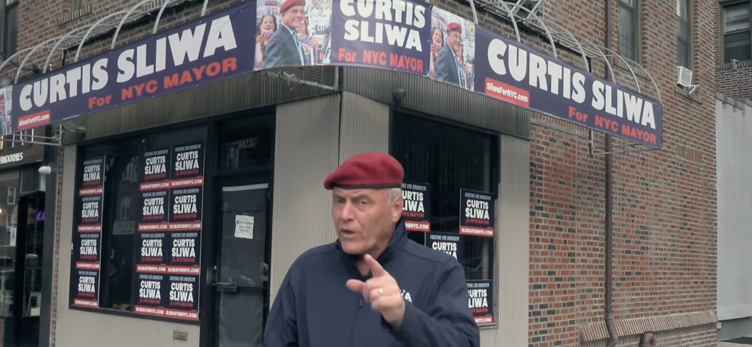 Mayoral candidate Curtis Sliwa opens Bay Ridge headquarters following Adams dropping out of race ...