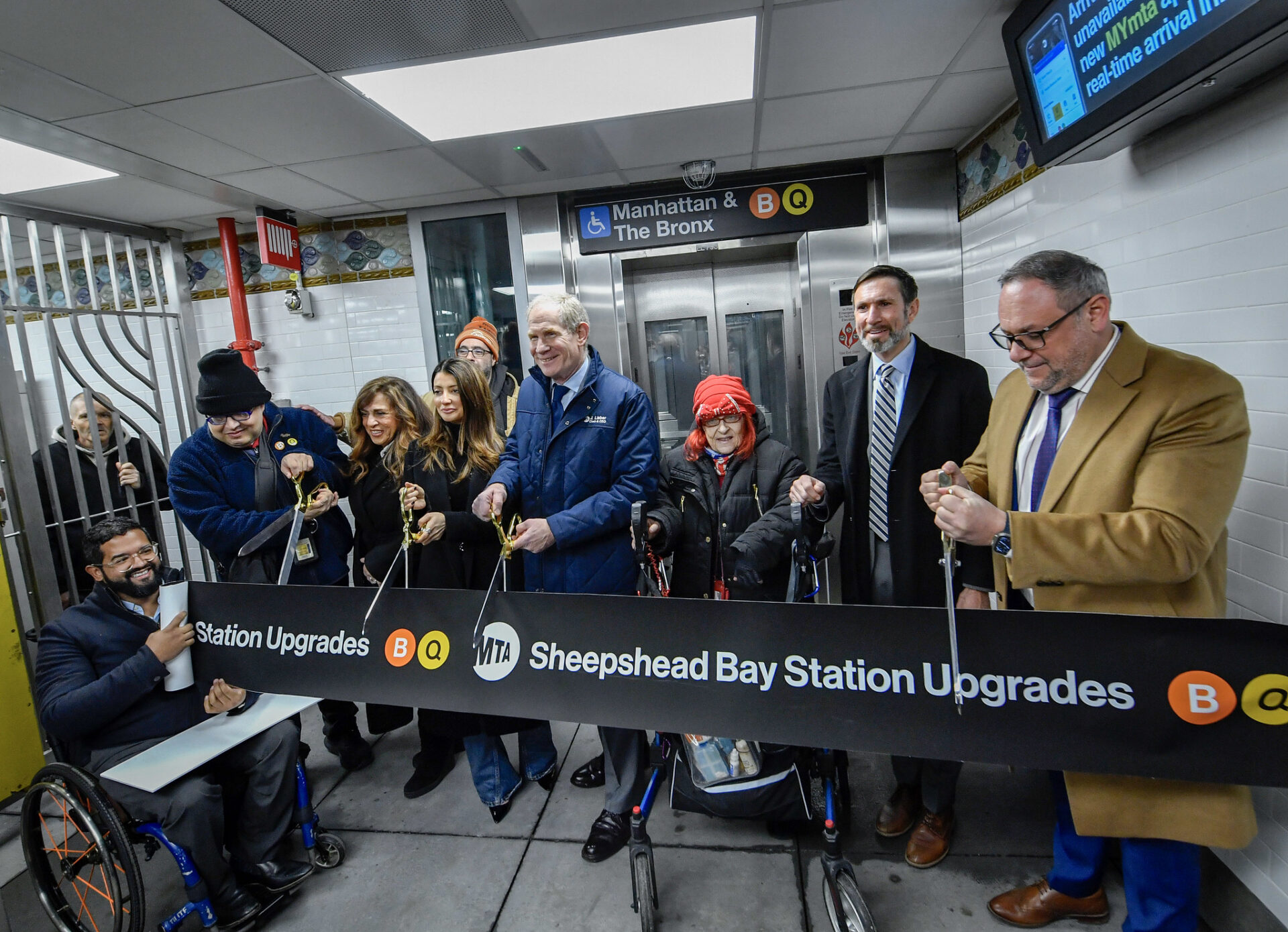 MTA celebrates Sheepshead Bay station’s new elevators, upgrades - The ...